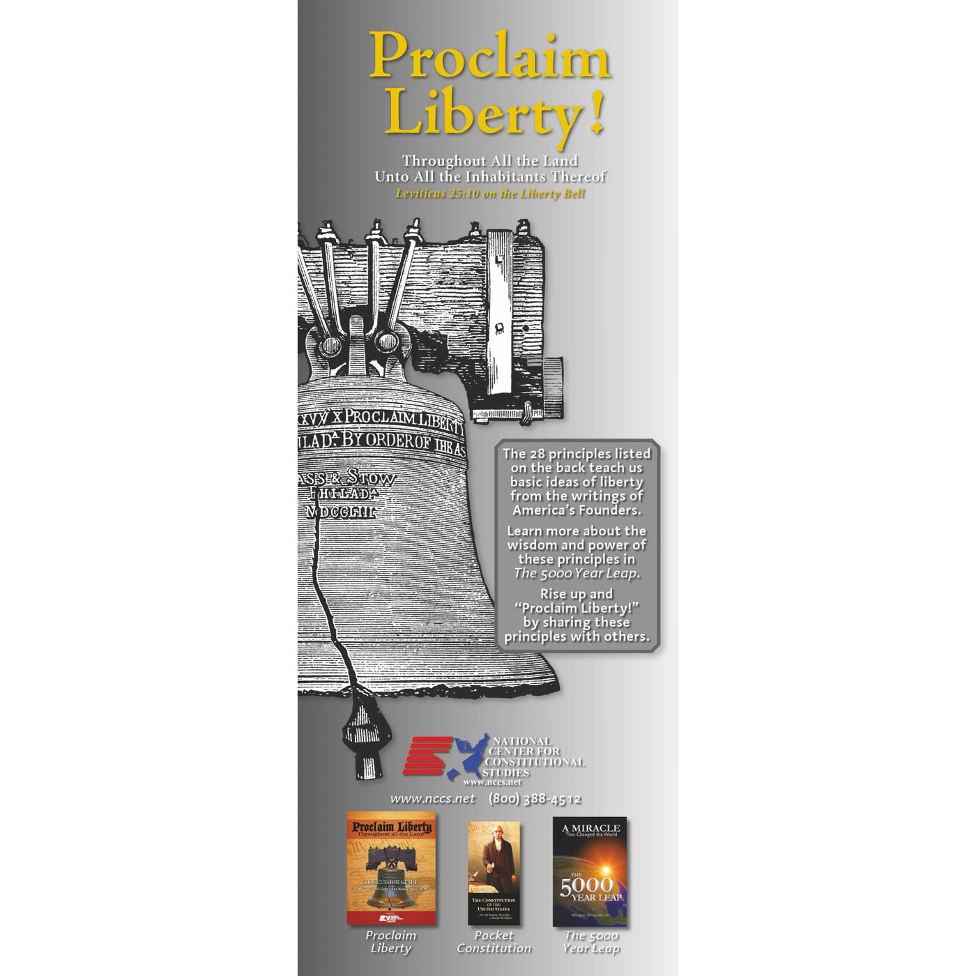 Liberty Card - 28 Principles of Liberty - Liberty Bell (100 cards ...