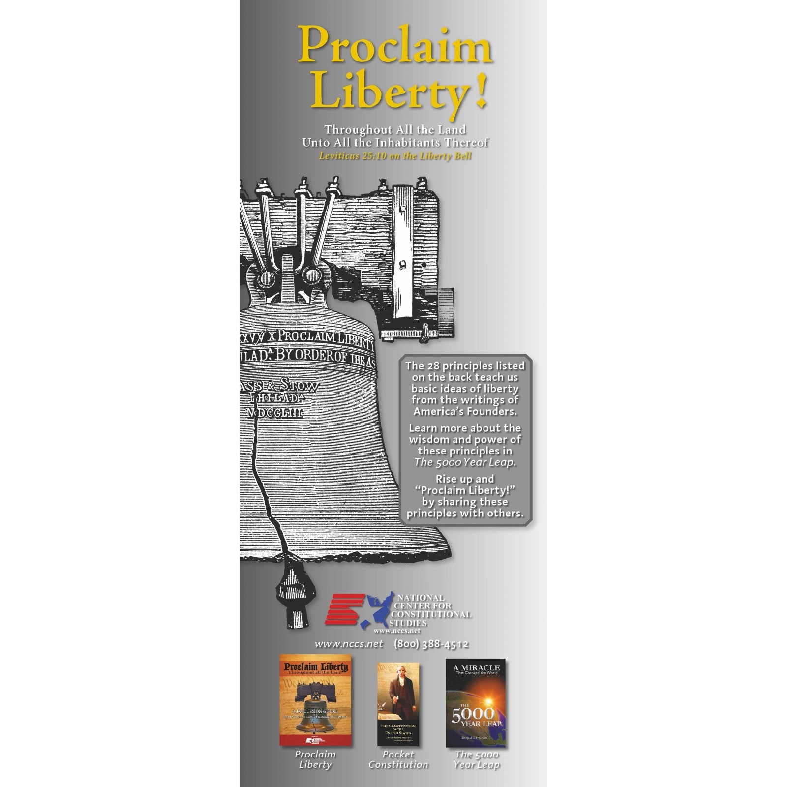 Liberty Card - 28 Principles of Liberty - Liberty Bell (100 cards ...